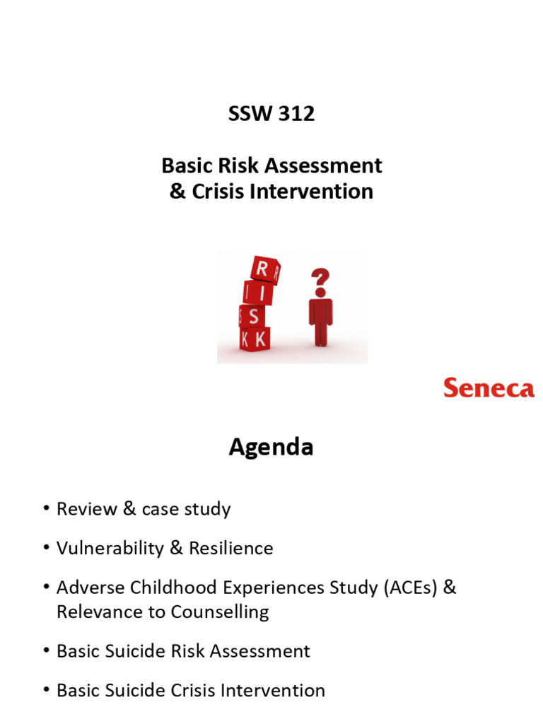 4 - Basic Risk Assessment and Crisis Intervention | PDF | Psychological ...
