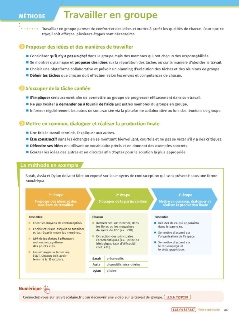 Travailler en Groupe Svt 2nd | PDF