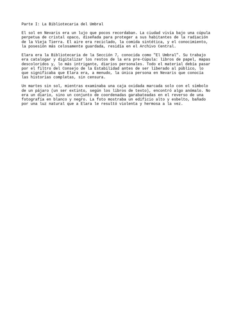 El Reloj Sin Manecillas | PDF