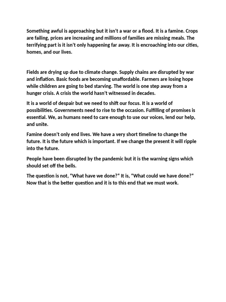 Something Awful Is Approaching But It Isn | PDF
