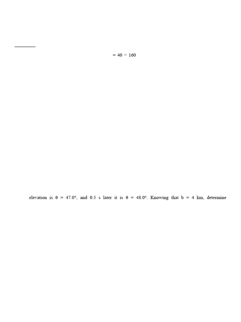 Practice Problem Set 8 - Kinematics of Particles | PDF | Acceleration | Velocity