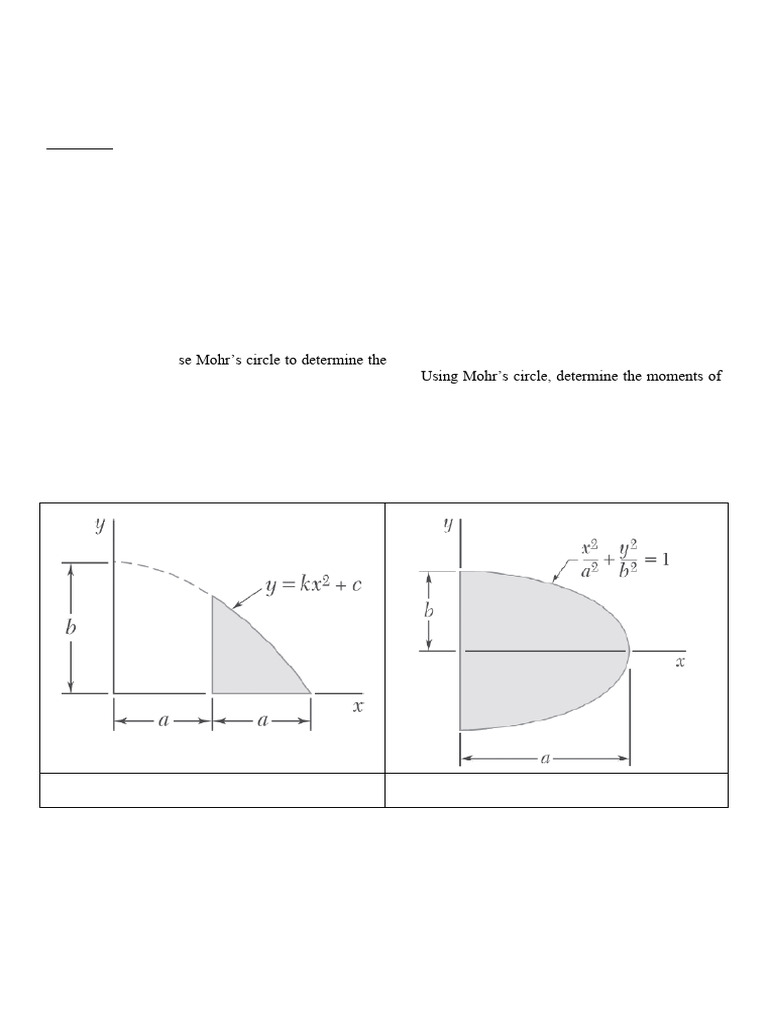 Practice Problem Set 6 - Centroid and Moment of Inertia | PDF