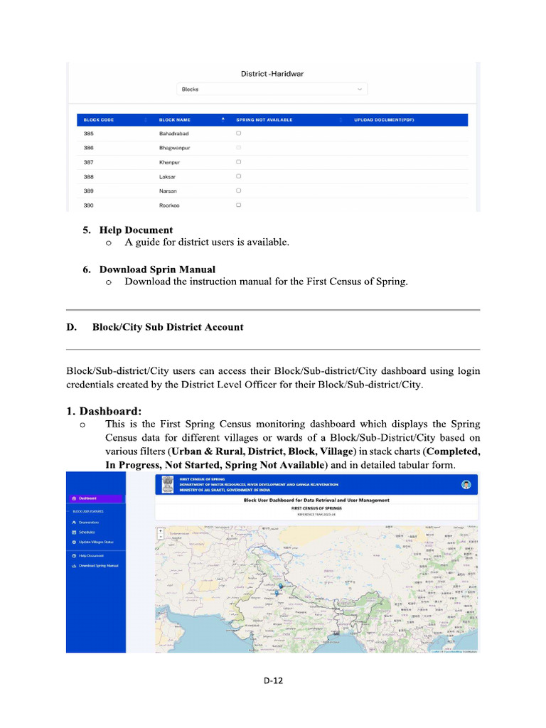 Update Spring Status - Instructions | PDF
