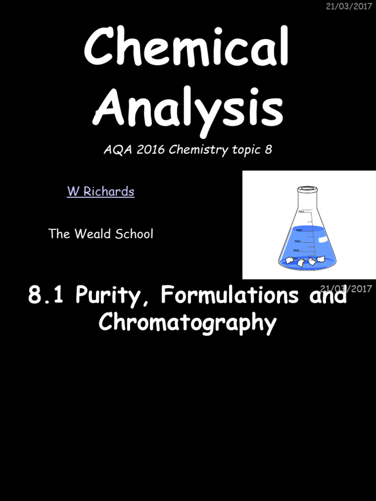 Chemistry 8 - Chemical Analysis | PDF | Hydroxide | Chemical Substances