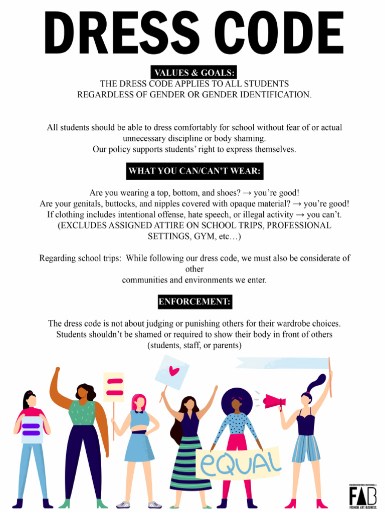 Dress Code Flyer | PDF