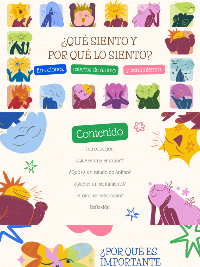 Presentación Emociones, Estados de Ánimo y Sentimientos Ilustrado ...