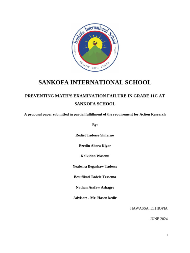 Preventing Math's Examination Failure Research | PDF | Statistics ...