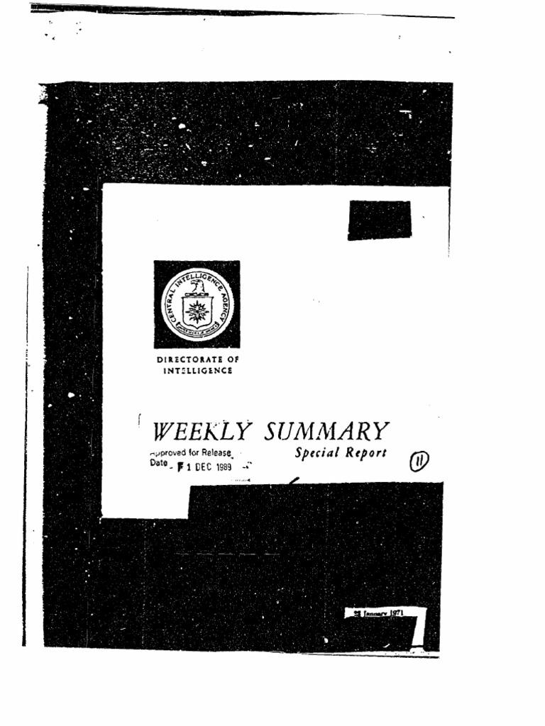 (CIA - Special Report - 1971) BR - Rjanrio - CNV - 0 - Rce ...