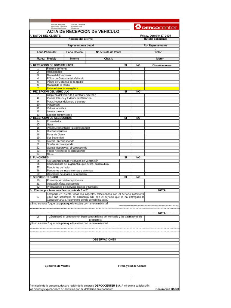 Compilación de Checklist | PDF | Bancos | Cheque