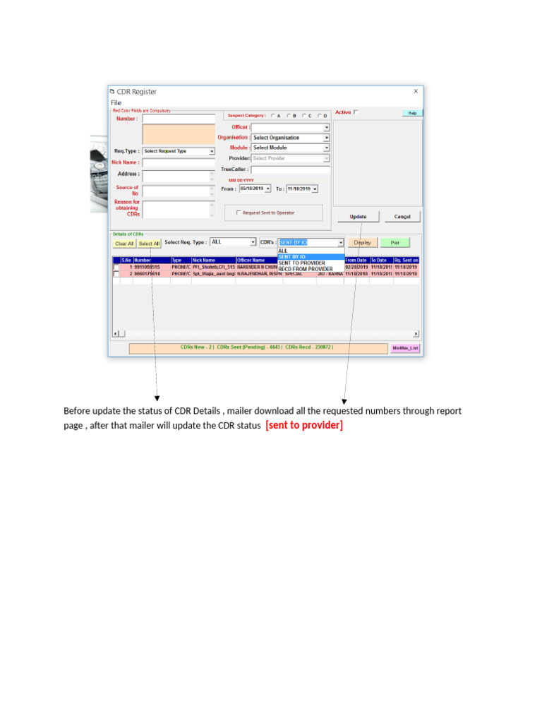 Req Update Page | PDF