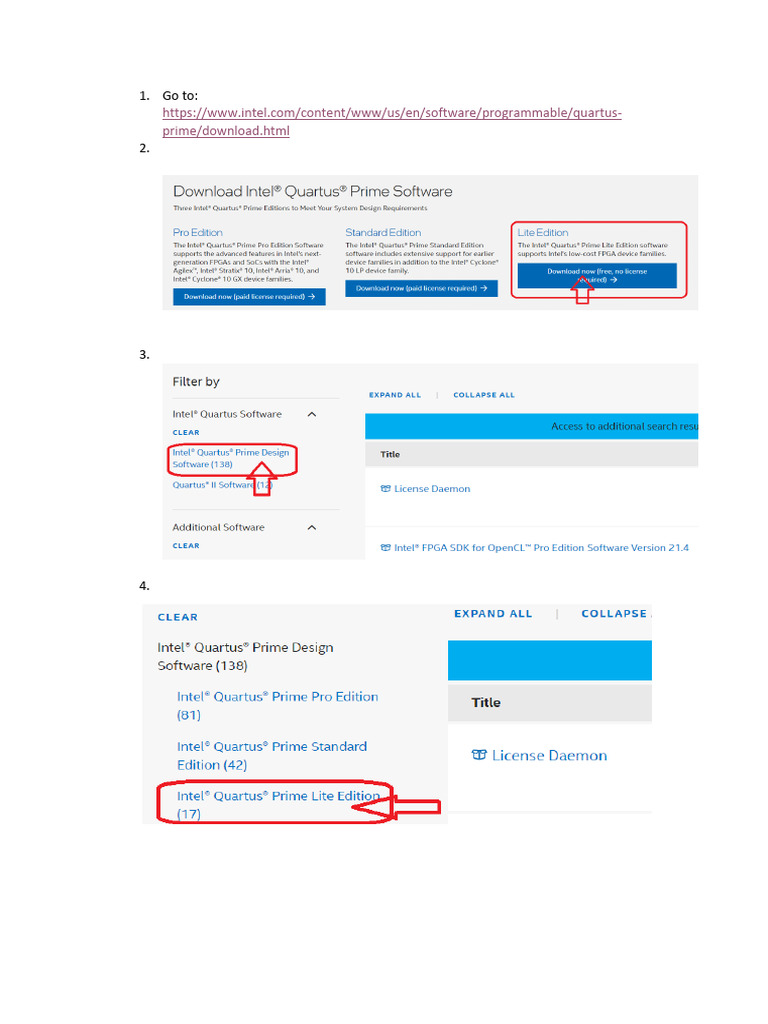 Quartus Setup1 | PDF