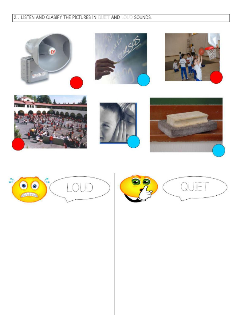 Quiet and Loud Sounds | PDF