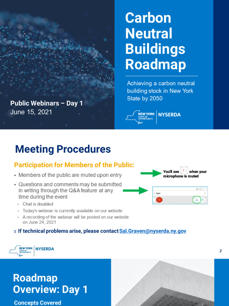 Day 1 Carbon Neutral Roadmap Presentation | PDF | Climate Change ...