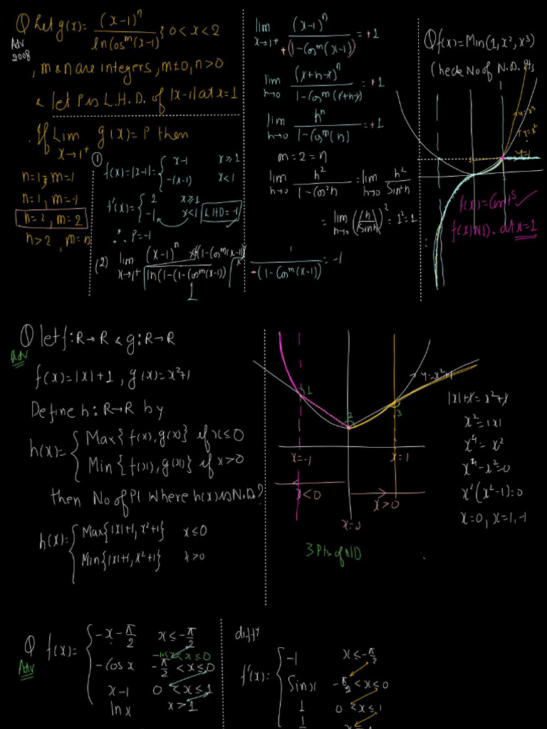Continuity And Differentiability L 07 Class Notes Introduction To