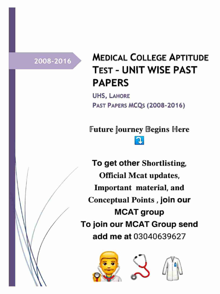 UHS - Unit Wise Past Papers | PDF