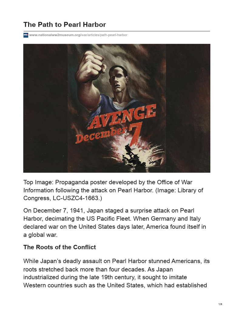 The Path To Pearl Harbor | PDF | Attack On Pearl Harbor | Empire Of Japan