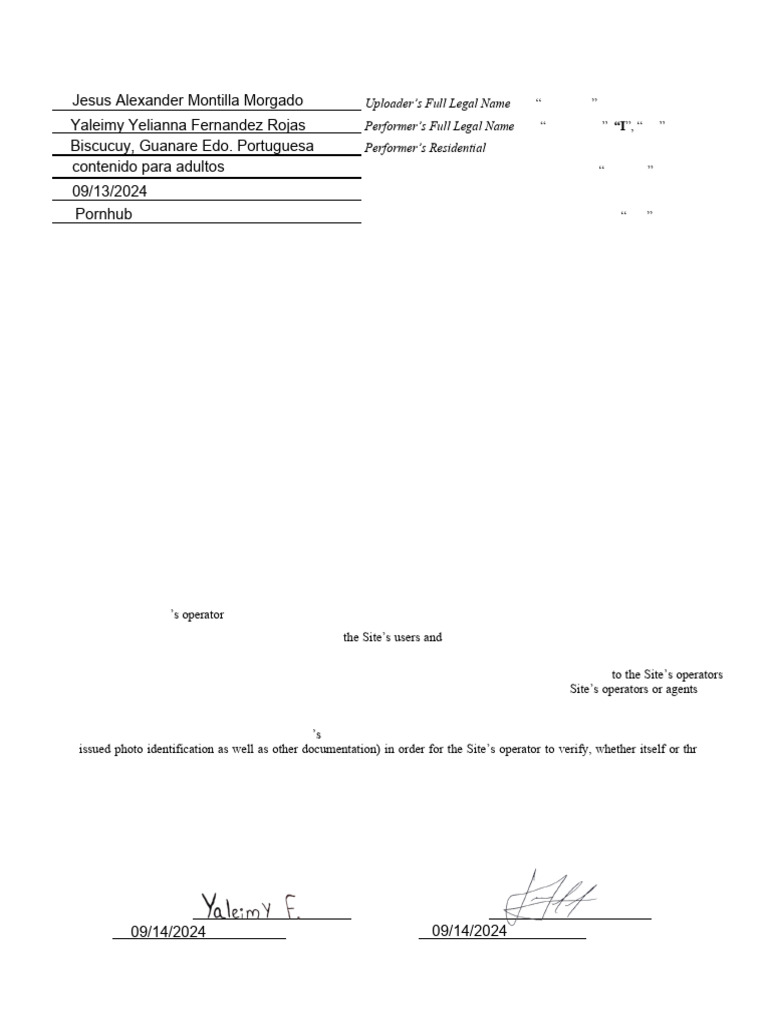 Co Performer Agreement | PDF | Indemnity | Identity Document