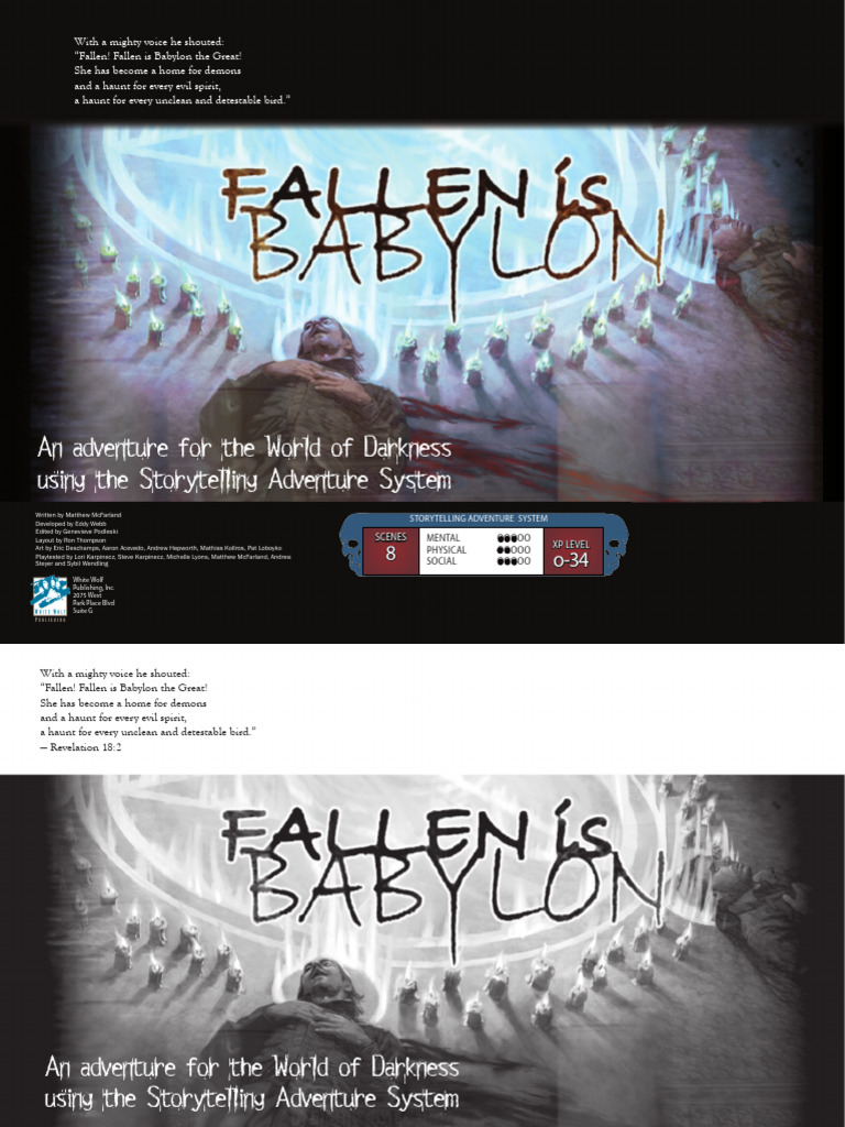 Fallen is Babylon: A Dark Adventure | PDF | Demons