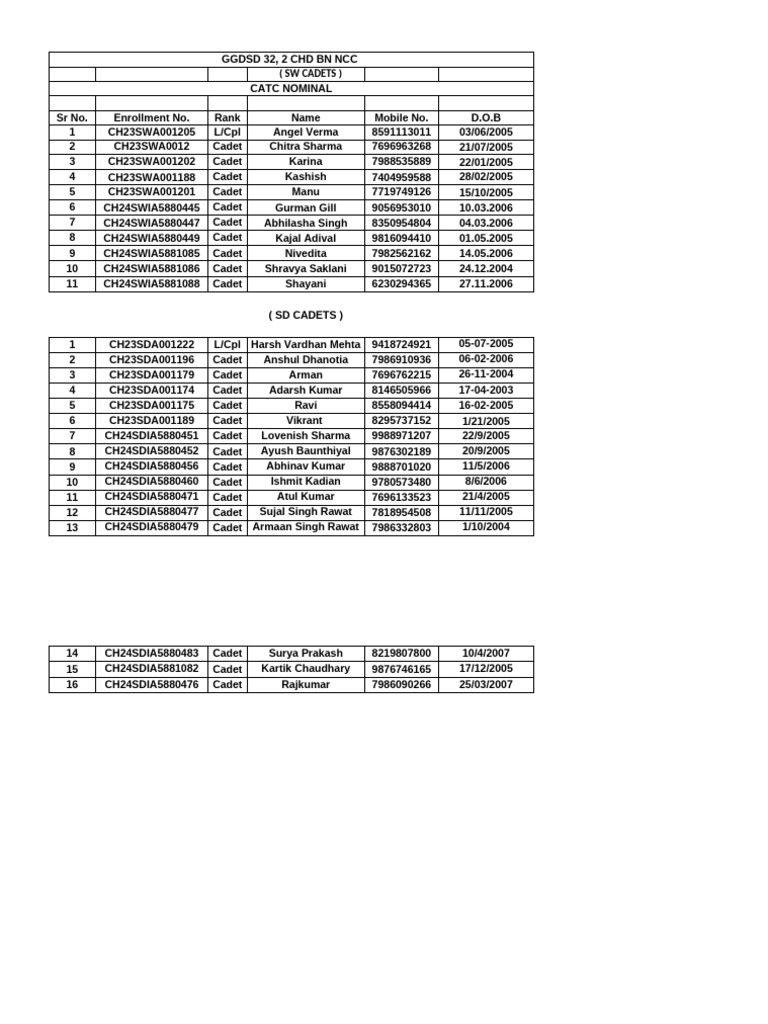 Catc 1 | PDF