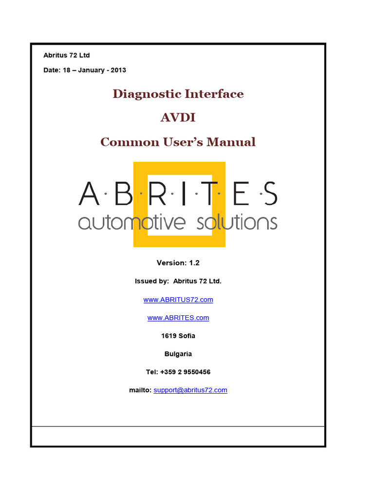 AVDI User Manual: Installation Guide | PDF | Internet Protocols ...