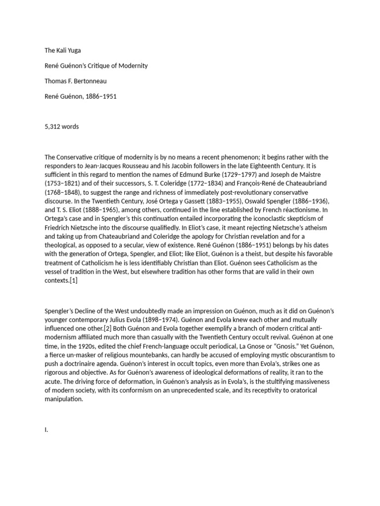 The Kali Yuga | PDF | Theosophy