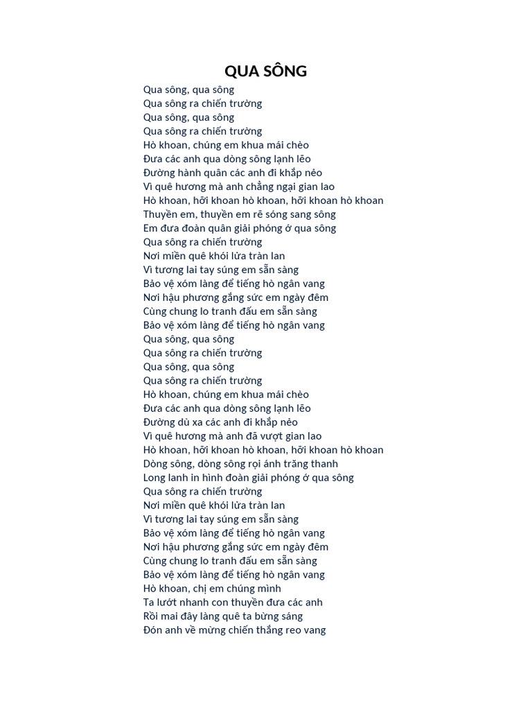 Qua Sông | PDF