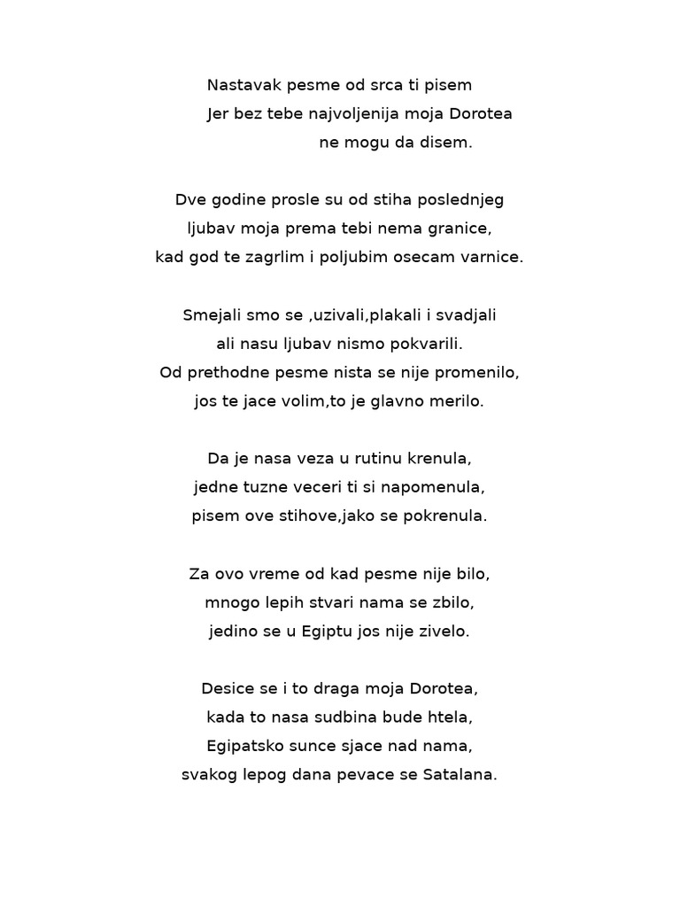 Pesma 14 | PDF