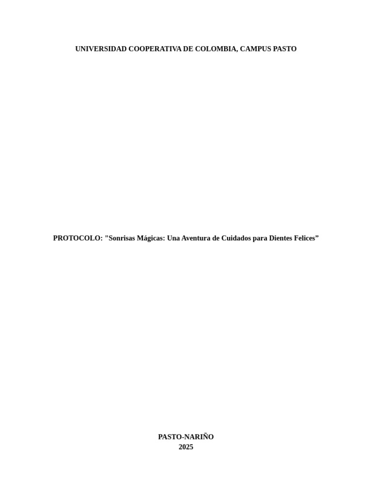 PROTOCOLO PYP-2 | PDF | Higiene oral | Boca