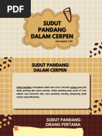 Ciri-Ciri Sudut Pandang Orang Pertama | PDF