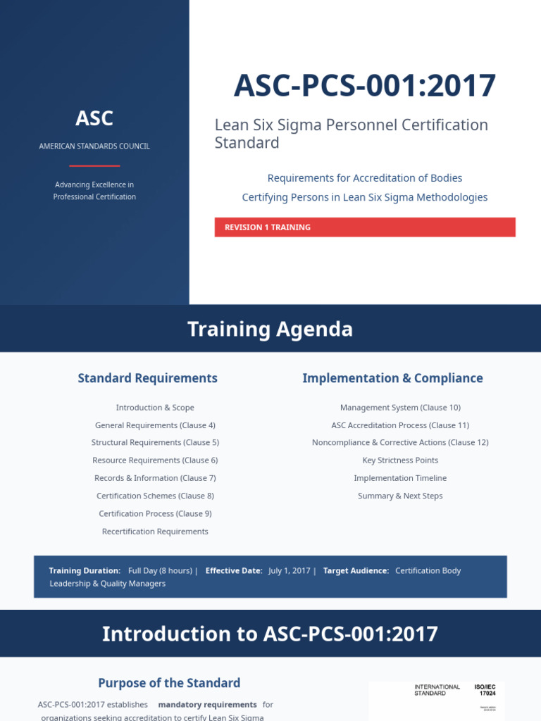 Lean Six Sigma Certification Standards Guide | PDF | Audit | Certification