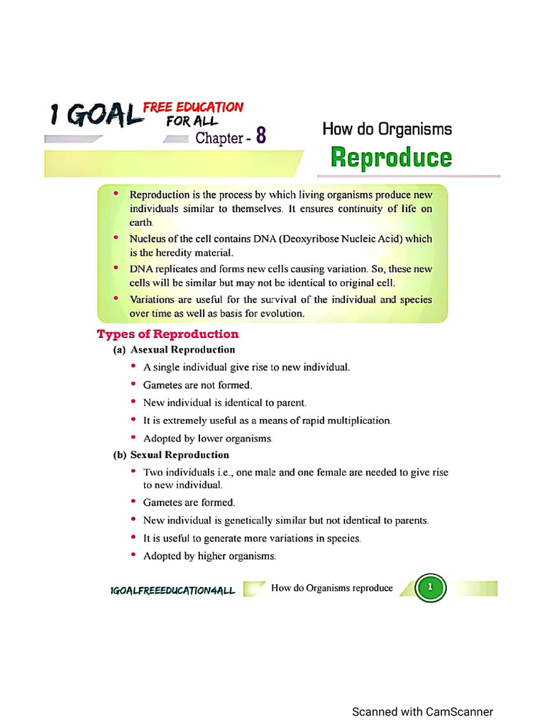 Reproduction and Heredity | PDF