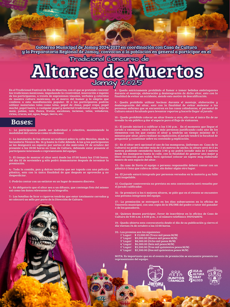 01 Convocatoria Altares 2025 | PDF