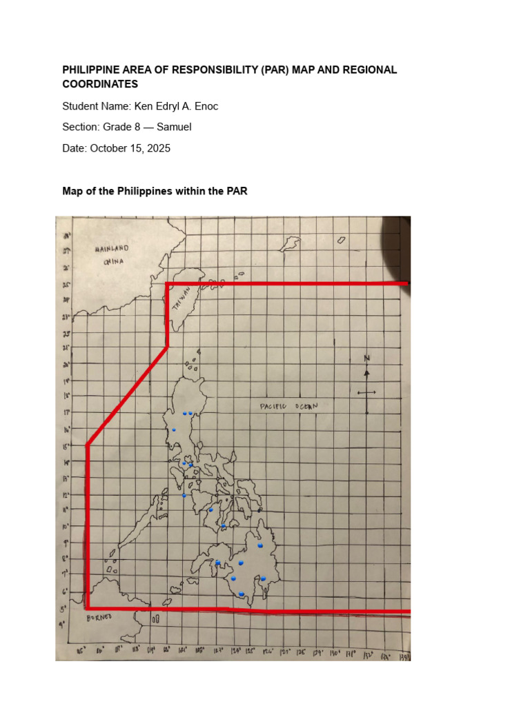 Philippine Area of Responsibility Map | PDF | Metro Manila | Tropics