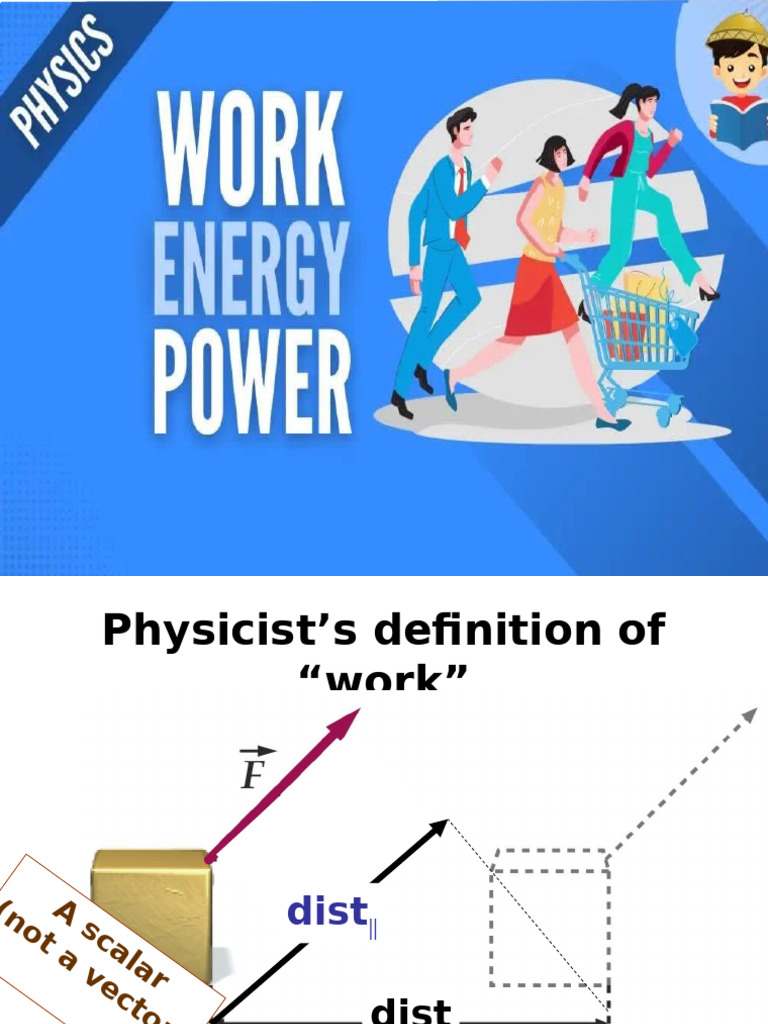 Physics PPT Work Energy and Power His | PDF | Force | Potential Energy