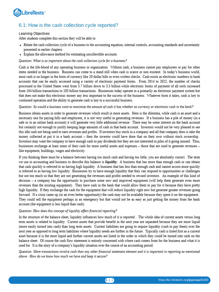 Understanding Cash Sales and Liquidity | PDF | Debits And Credits ...