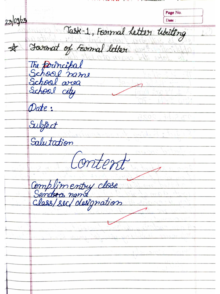 Task 1 Formal Letter Writing | PDF