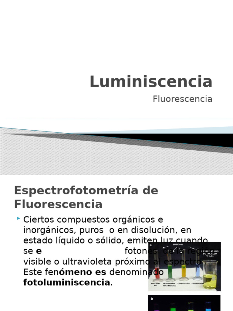 Fluorescencia | PDF