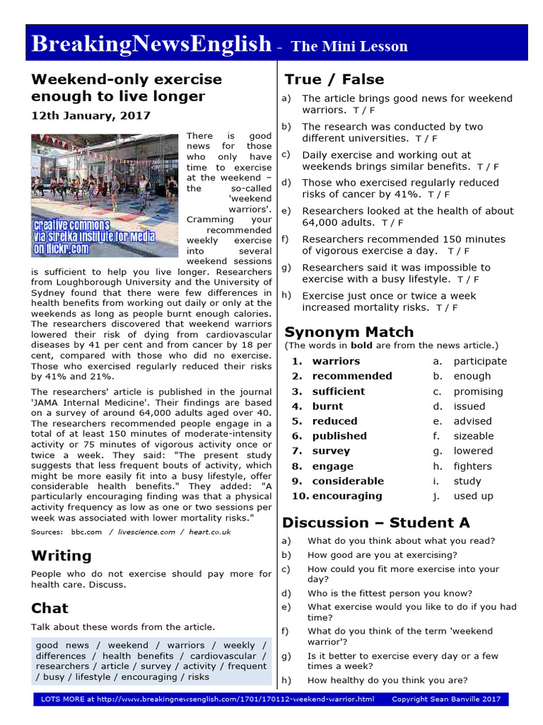 Weekend Warrior M | PDF | Strength Training | Physical Fitness