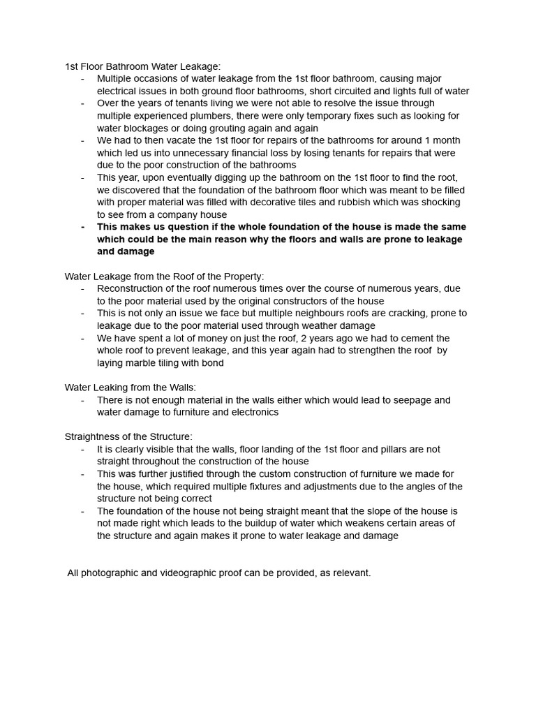 Naya Nazimabad Bullet Points | PDF | Roof | Structural Engineering