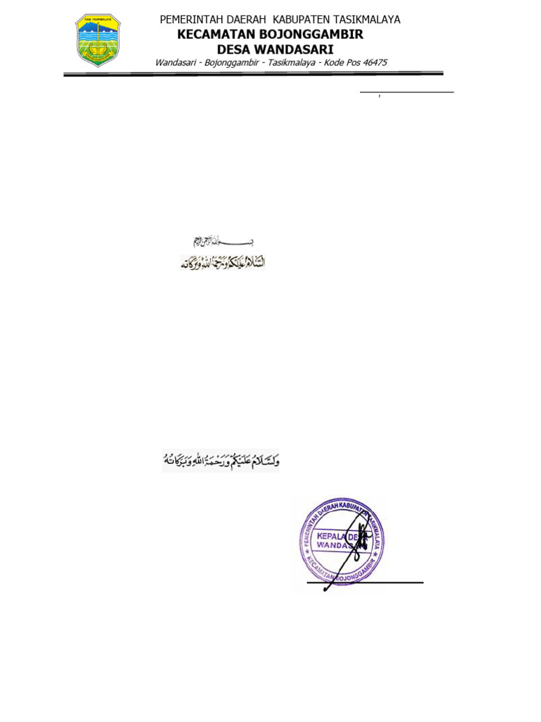 Undangan Musyawarah RKPDes 2026 | PDF