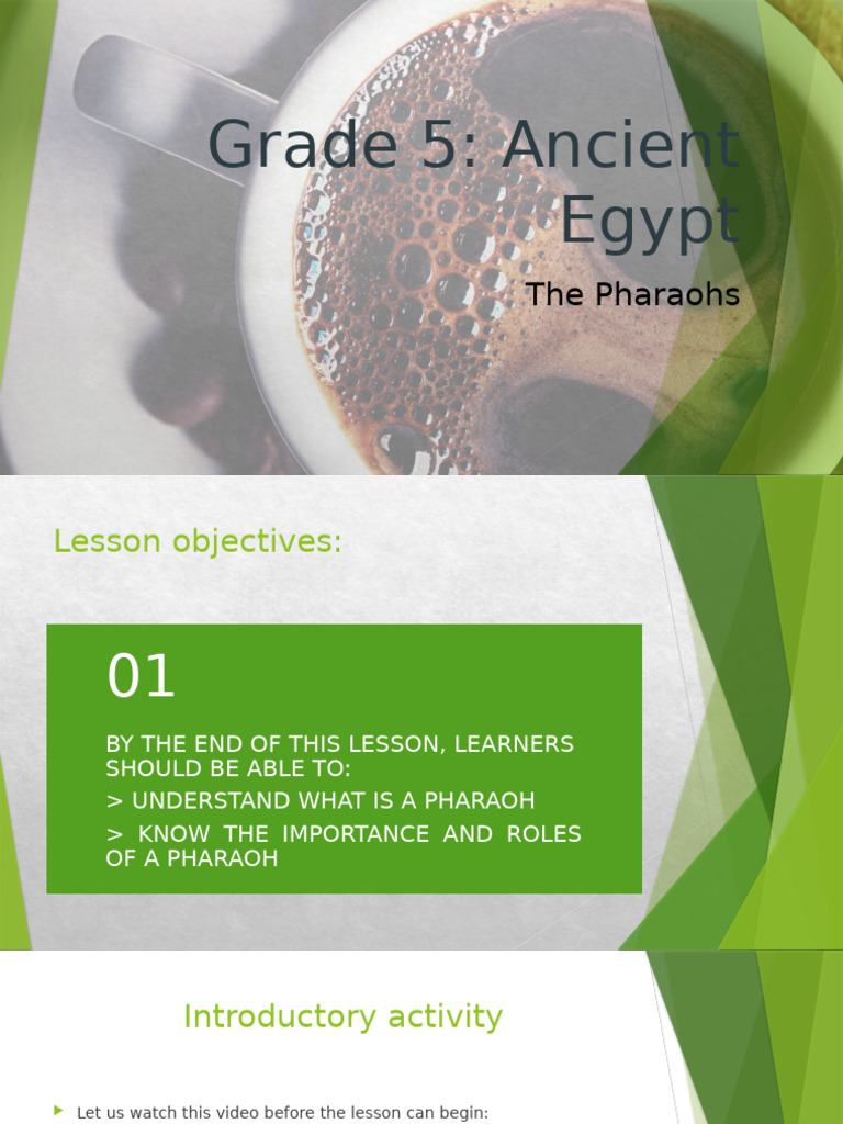 Grade 5 | PDF | Ancient Egypt | Pharaoh
