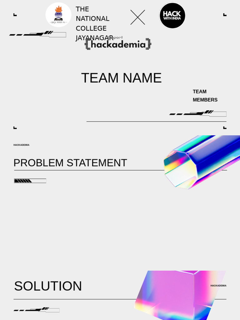 Hackademia PPT Template | PDF