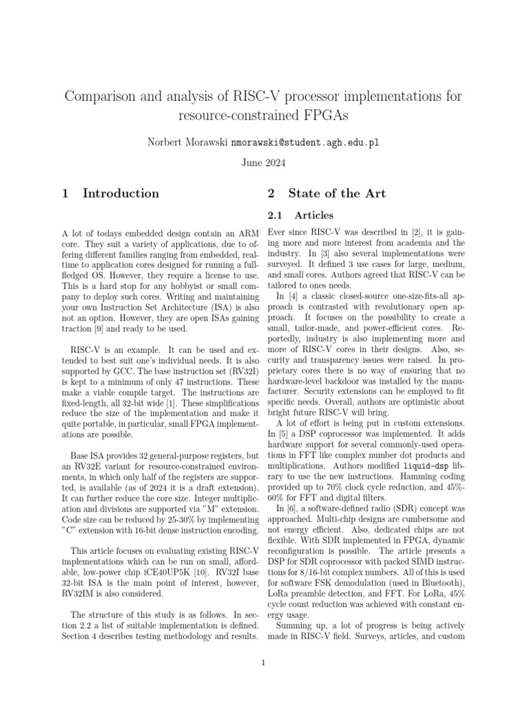 riscv_ice40 | PDF | System On A Chip | Central Processing Unit