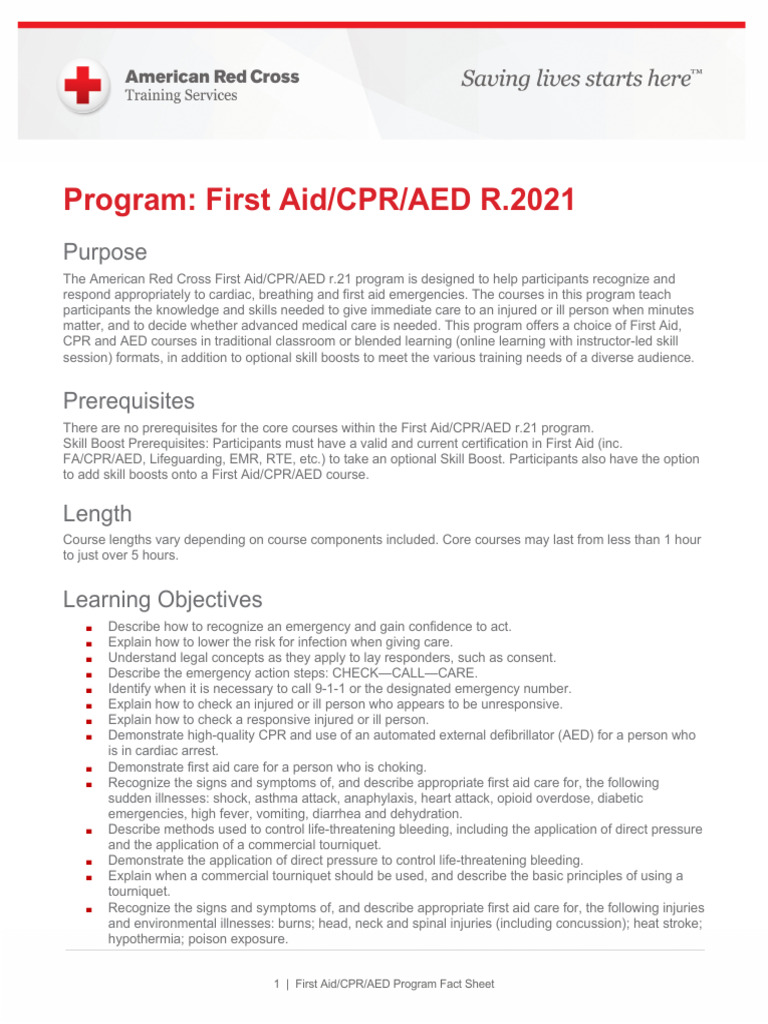 Skill Boost Modules for First Aid Certification | PDF | First Aid ...