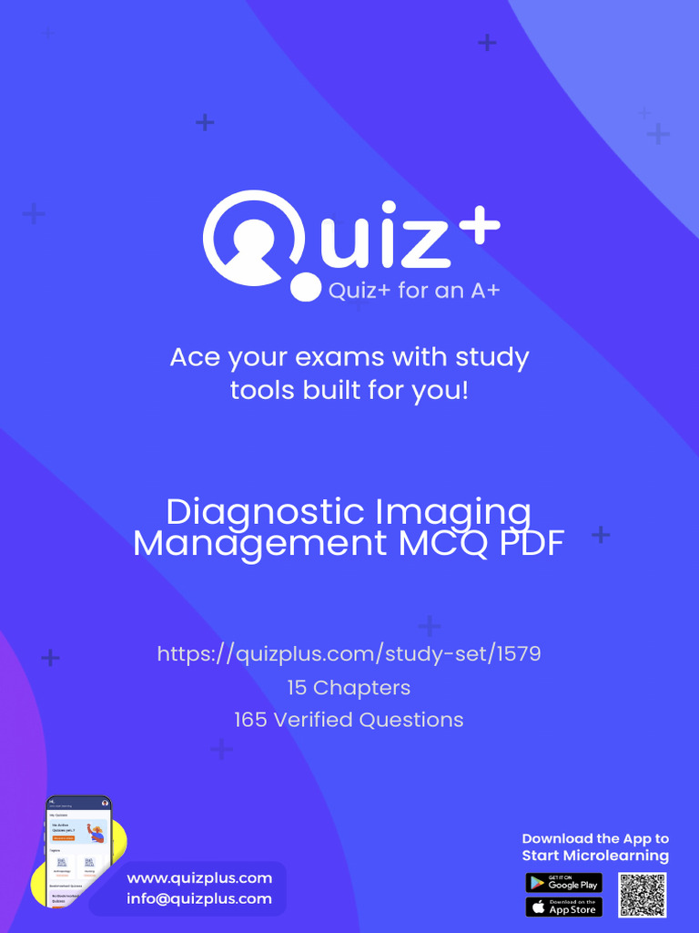 Diagnostic Imaging Management MCQs PDF | PDF | Ct Scan | Image Resolution