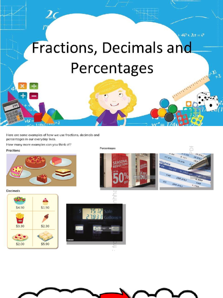 Fraction Decimal and Percentages | PDF