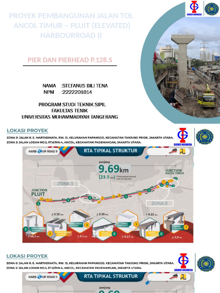 Metode Pembangunan Pier Jalan Tol | PDF
