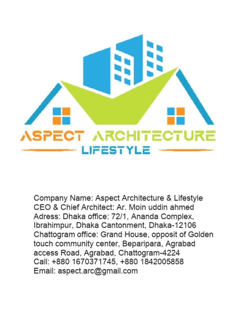 Aspect Architecture & Lifestyle Contact Info | PDF