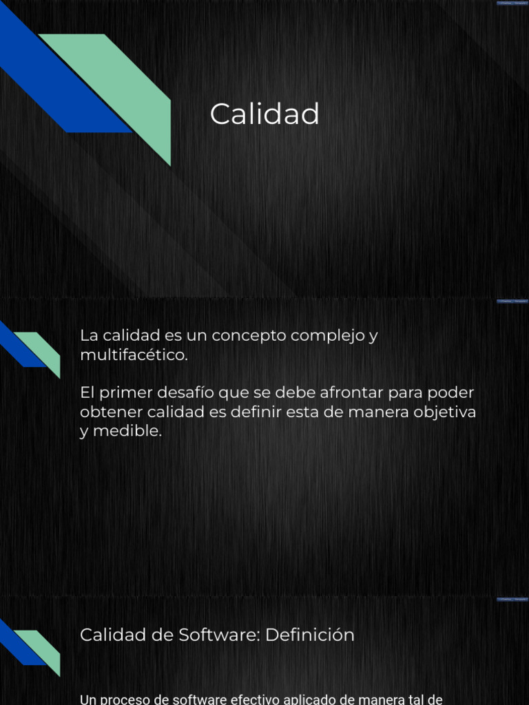 9 - Calidad | PDF | Software | Calidad (comercial)