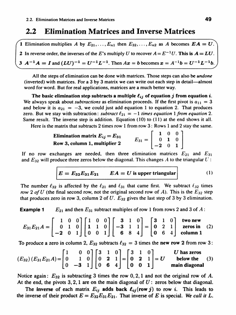 Introduction To Linear Algebra - Sixth Edition - Gilbert Strang - 6 ...